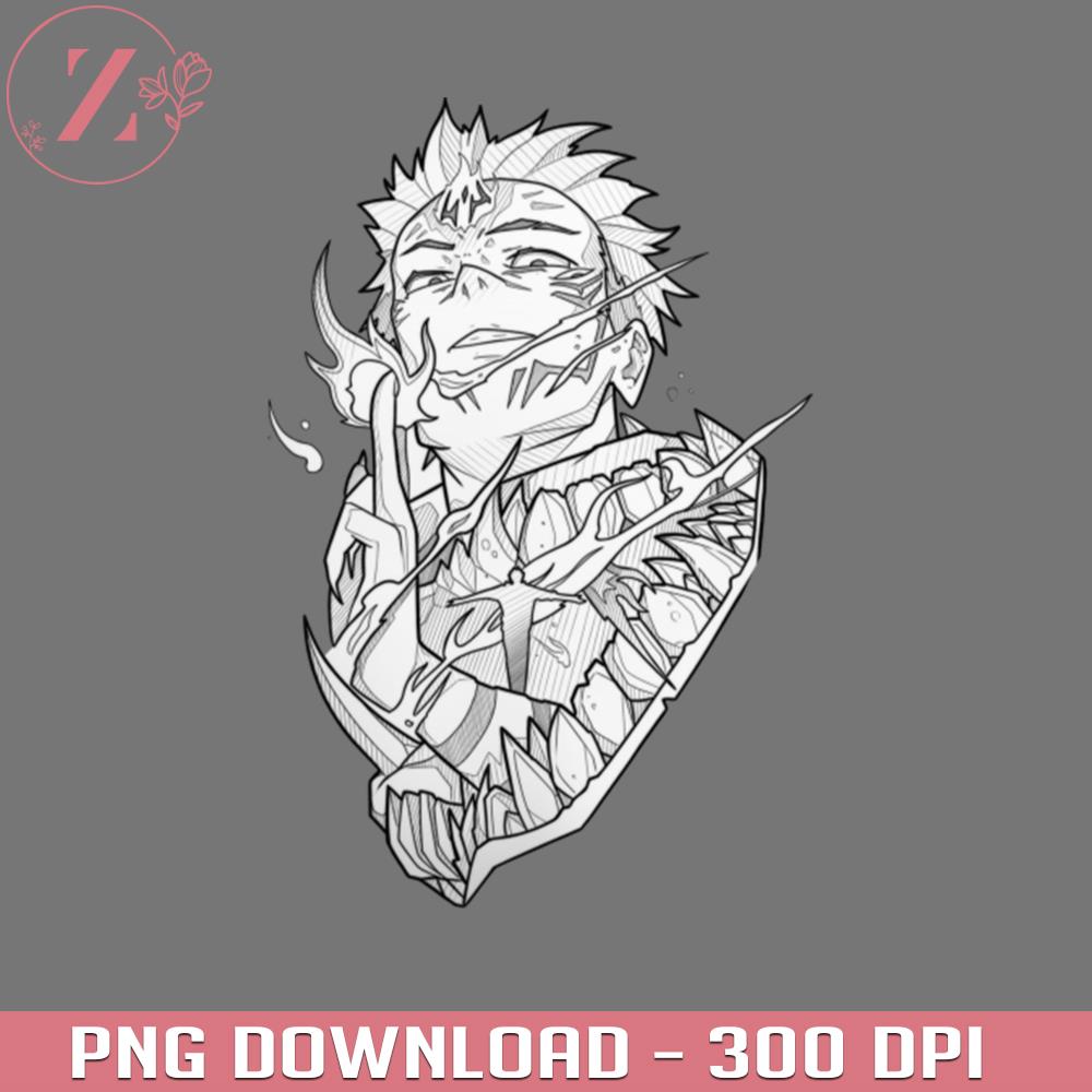 sukuna Anime Jujutsu Kaisen PNG download | Inspire Uplift