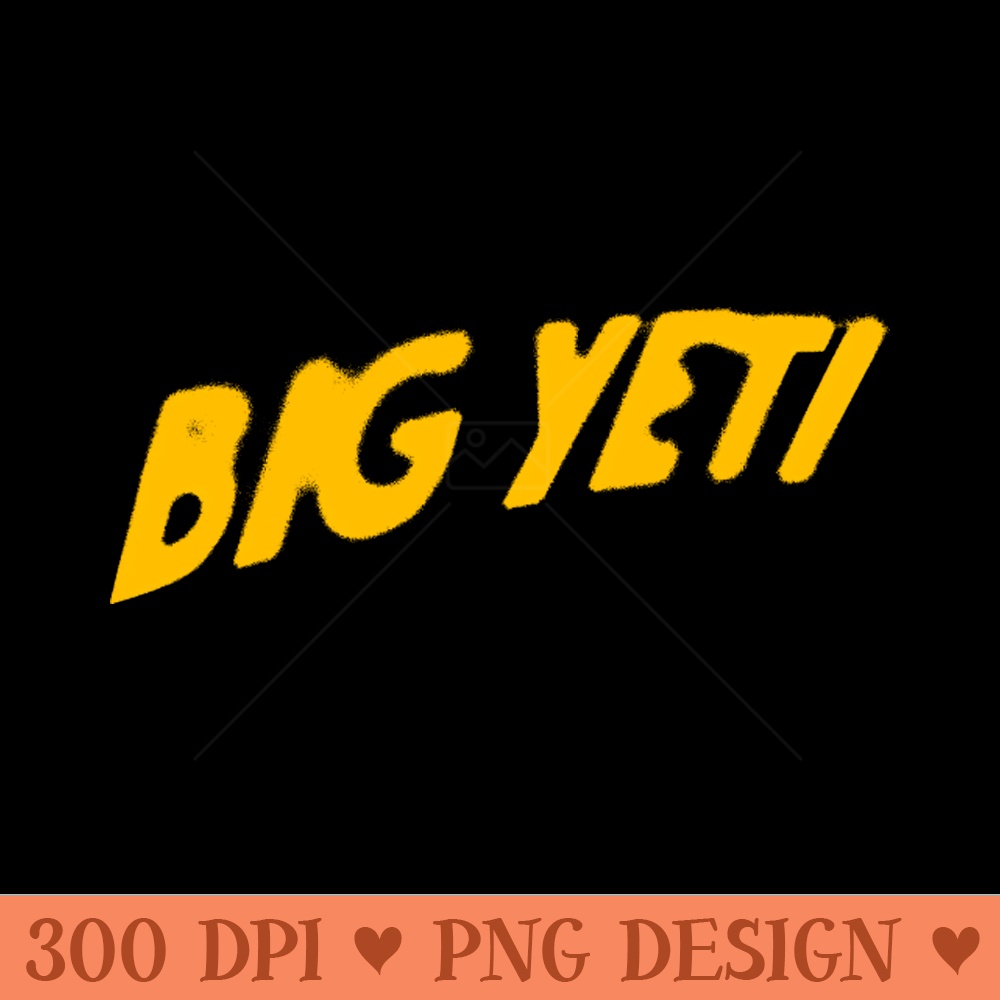 Big Yeti - PNG Graphics | Inspire Uplift