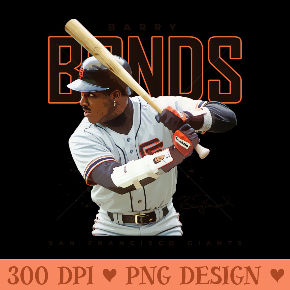 Barry Bonds - PNG Illustrations | Inspire Uplift