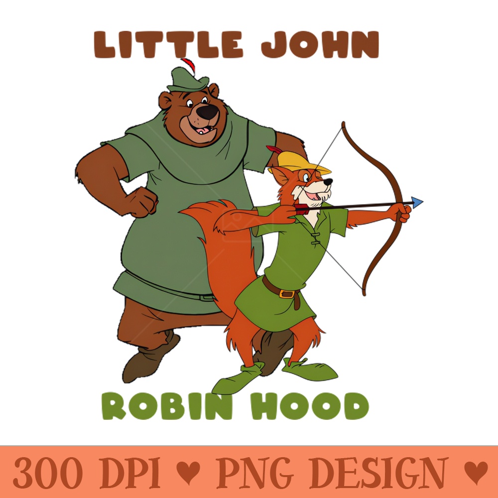 Little John and Robin Hood - PNG Image Downloads - Inspire Uplift