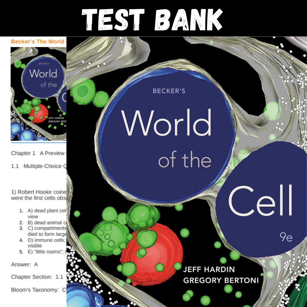 Latest 2023 Becker's World of the Cell 9th Edition by Jeff H | Inspire ...