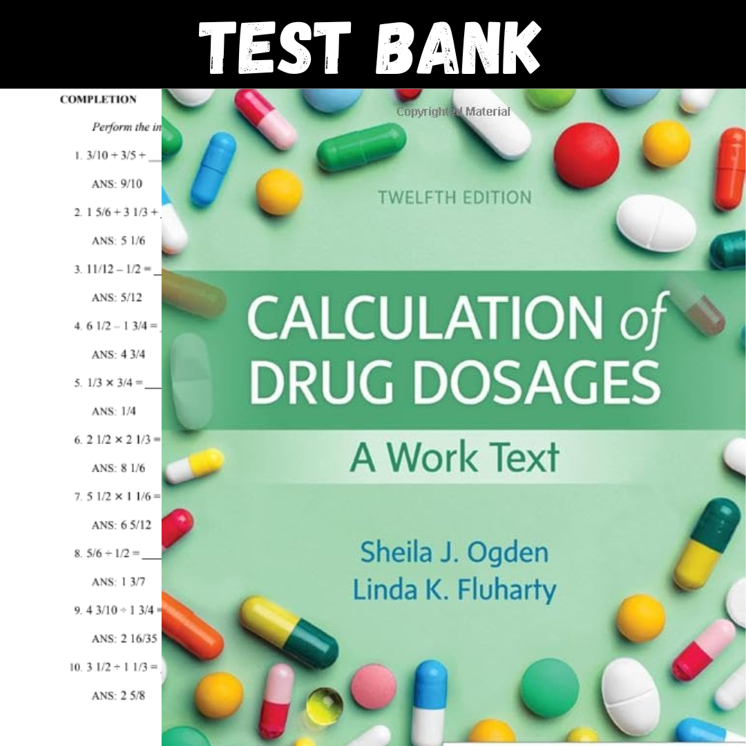 Latest 2023 Calculation Of Drug Dosages A Work Text 12th Edi Inspire Uplift