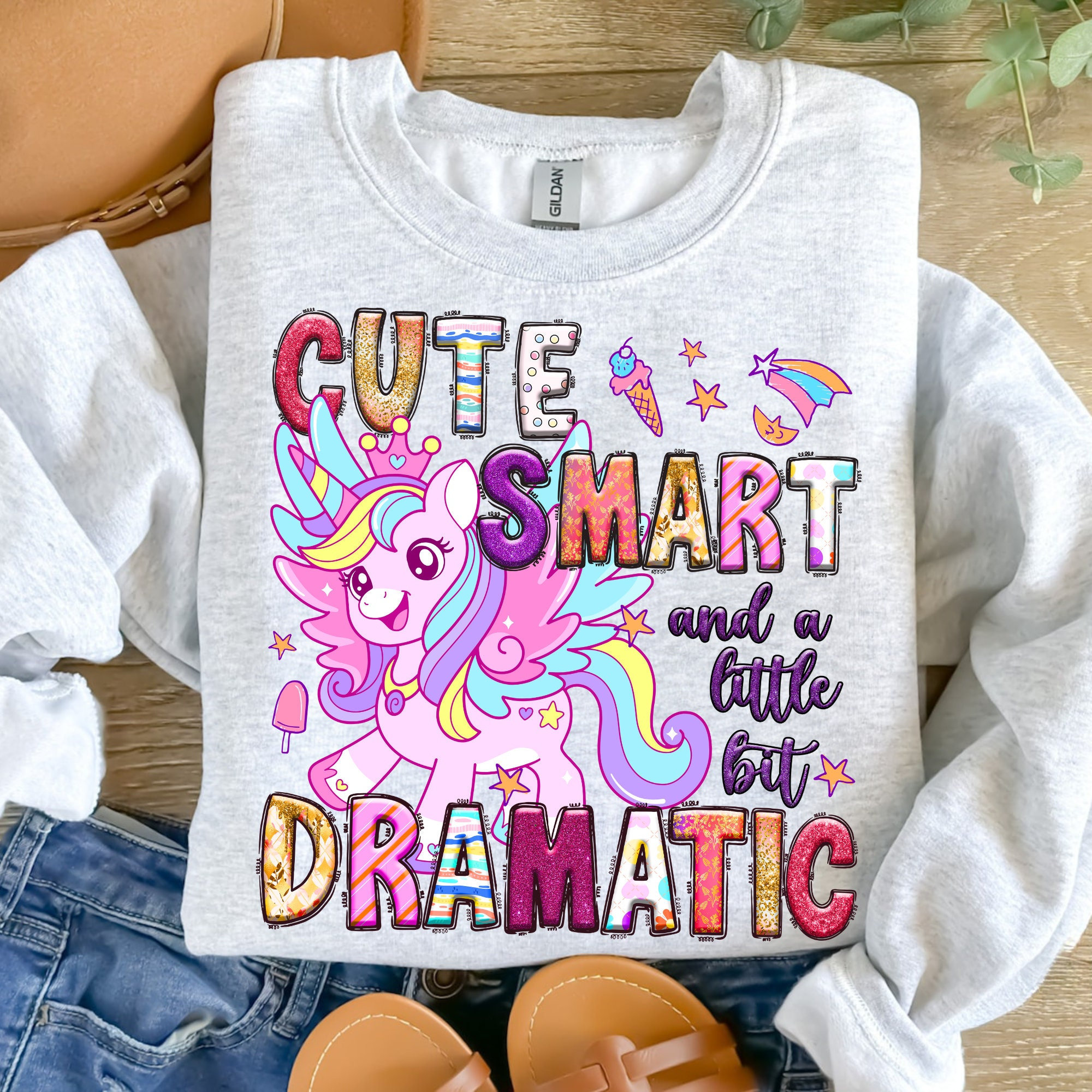 Cute Smart And A Little Bit Dramatic Png, Unicorn Png, Unico | Inspire ...