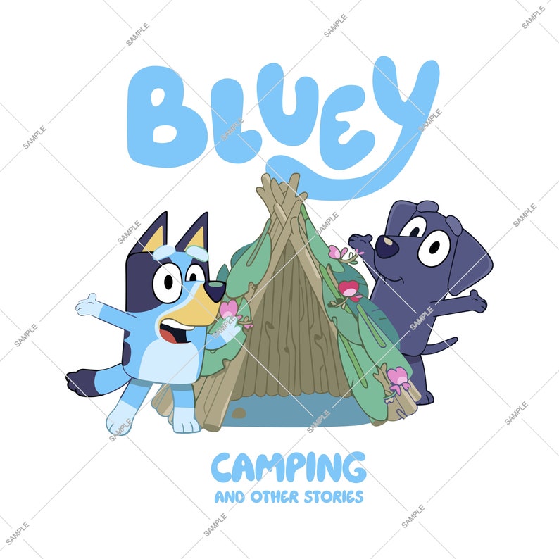 Bluey Camping and Other Stories, Bluey Cartoon Png, Bluey To | Inspire ...
