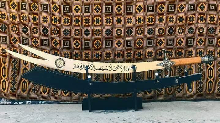 custom handmade d2 steel Zulfiqar Sword - Inspire Uplift