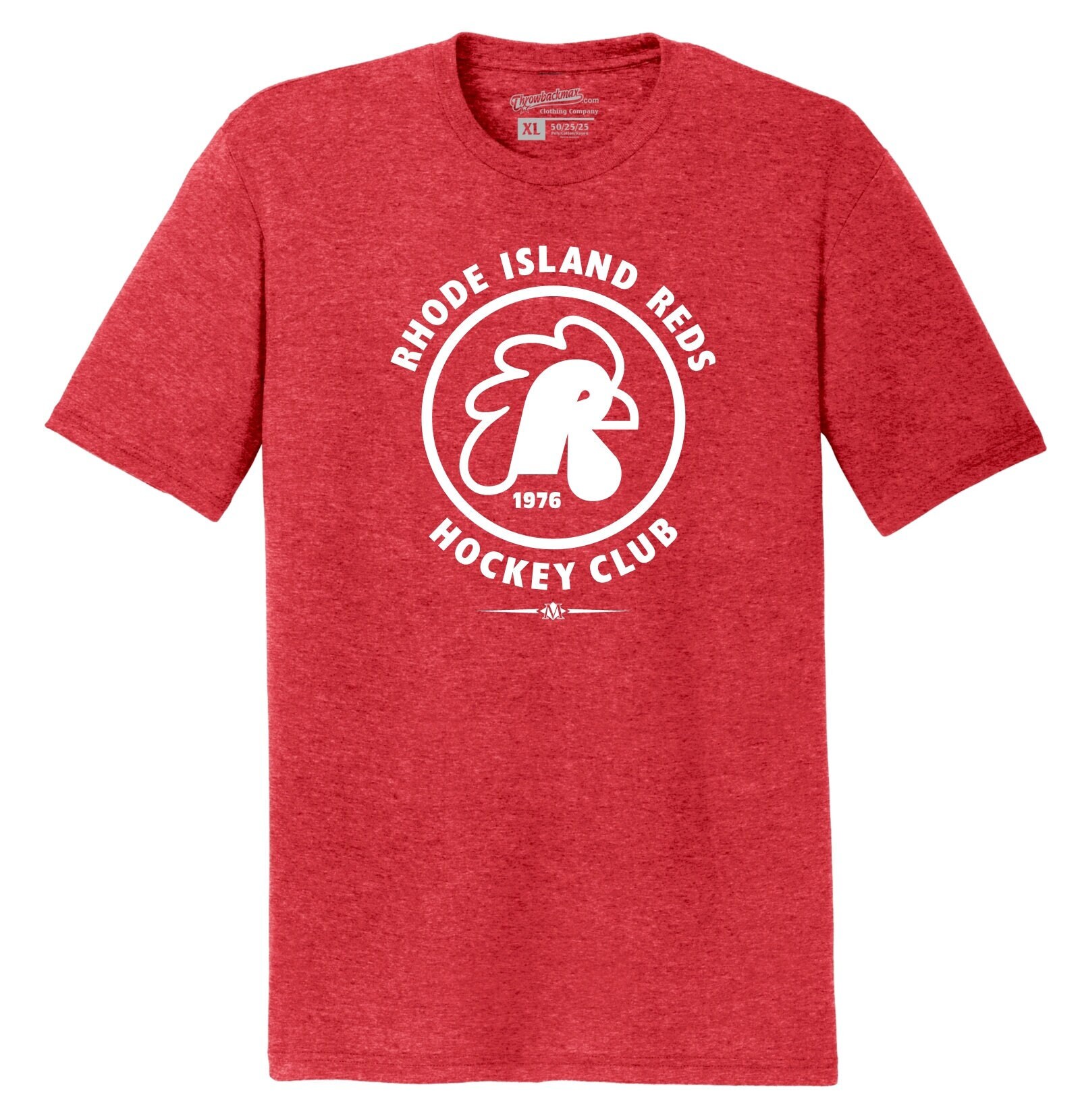 Throwbackmax Rhode Island Reds 1976 Hockey Classic Cut, Prem | Inspire ...