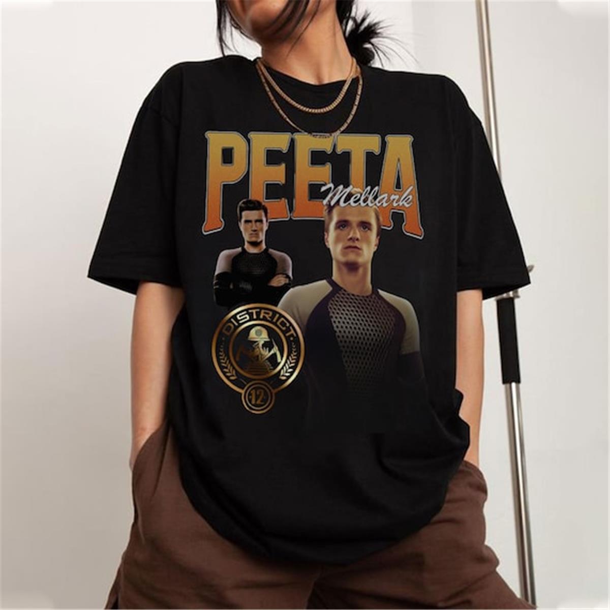 Limited Peeta Mellark Vintage T-Shirt, Peeta Mellark Distric | Inspire Uplift