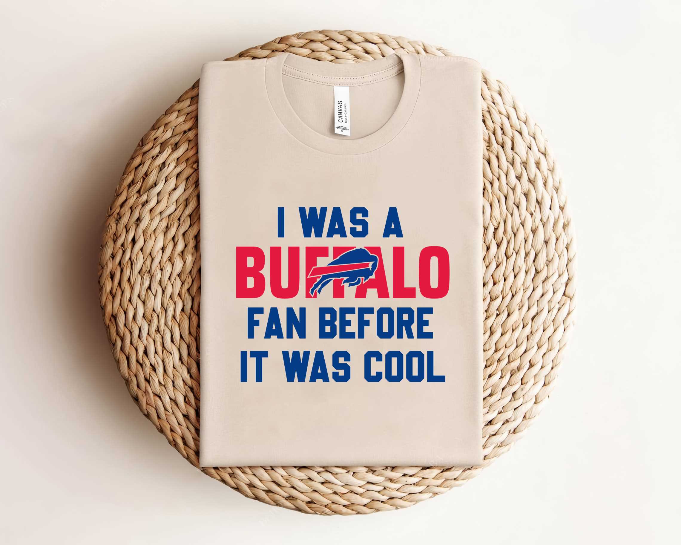 Vintage I Was A Buffalo Fan Before It Was CoolShirt | Inspire Uplift
