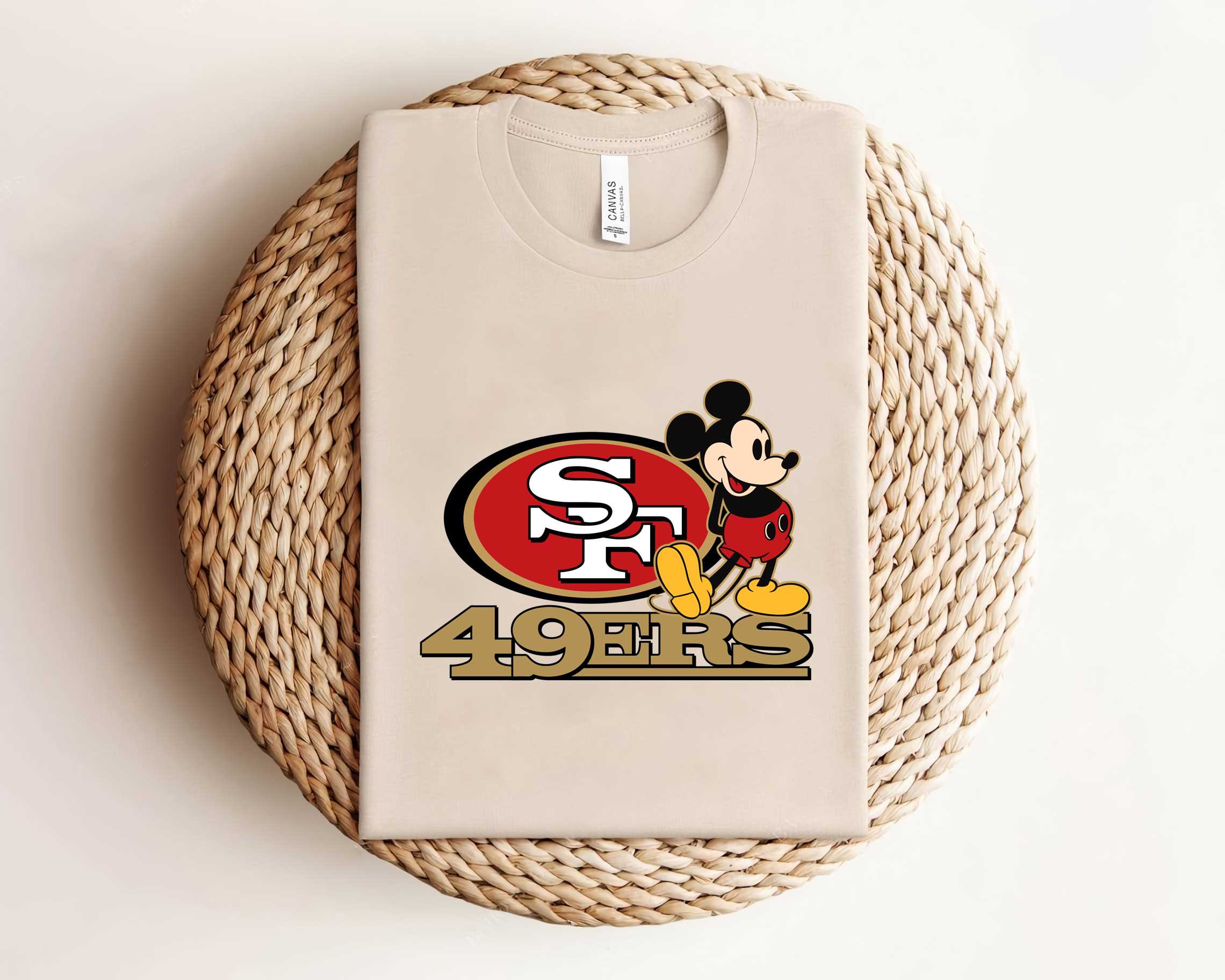 Mickey Mouses 49ers San Francisco FootballShirt | Inspire Uplift