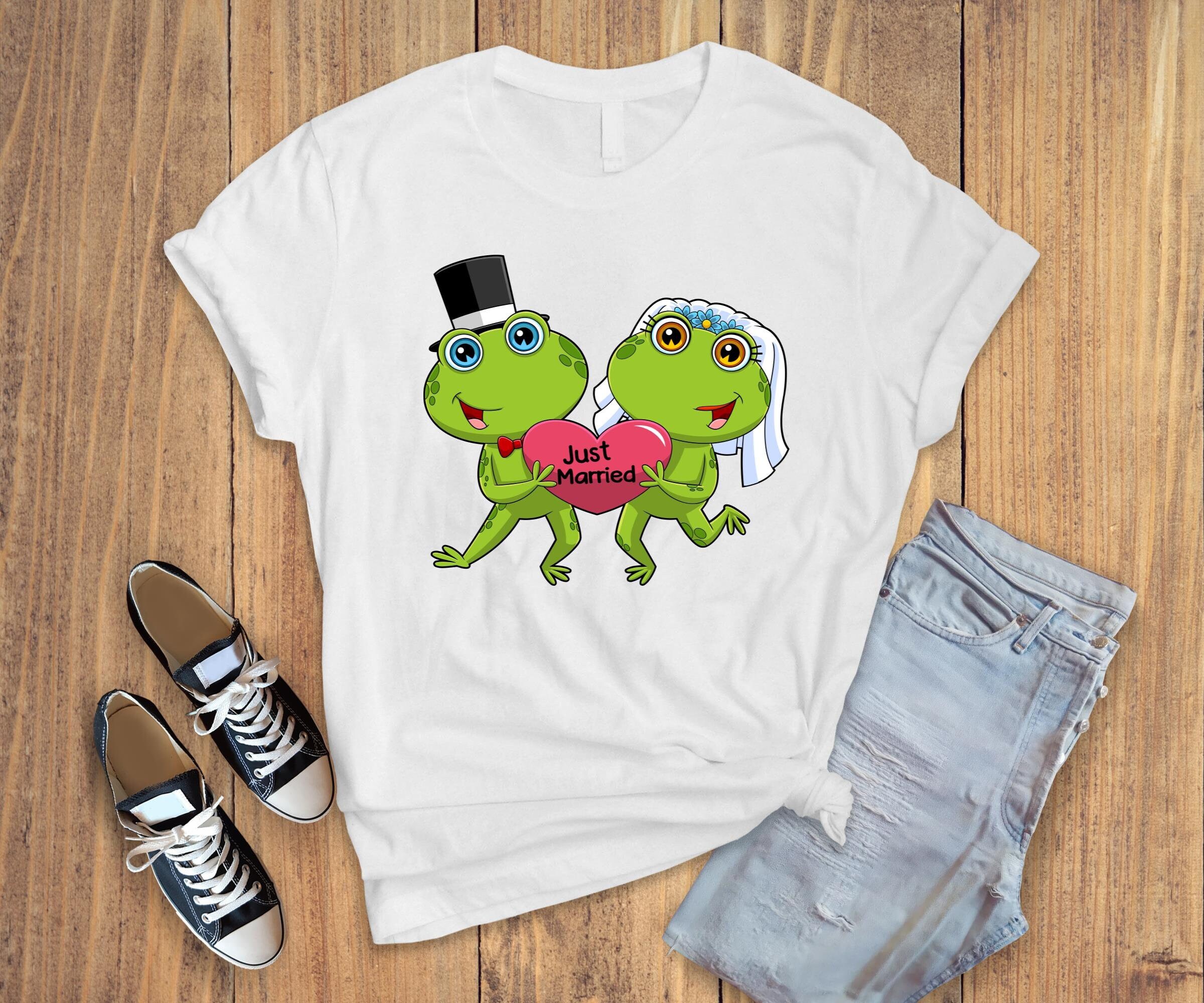 just married,married frogs shirt, valentines day shirt,gift | Inspire ...