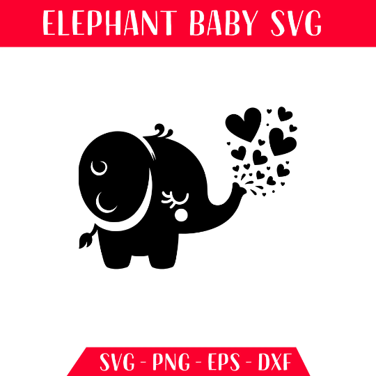 Baby Elephant svg png Baby Boy Baby Girl Elephant Baby Showe | Inspire ...