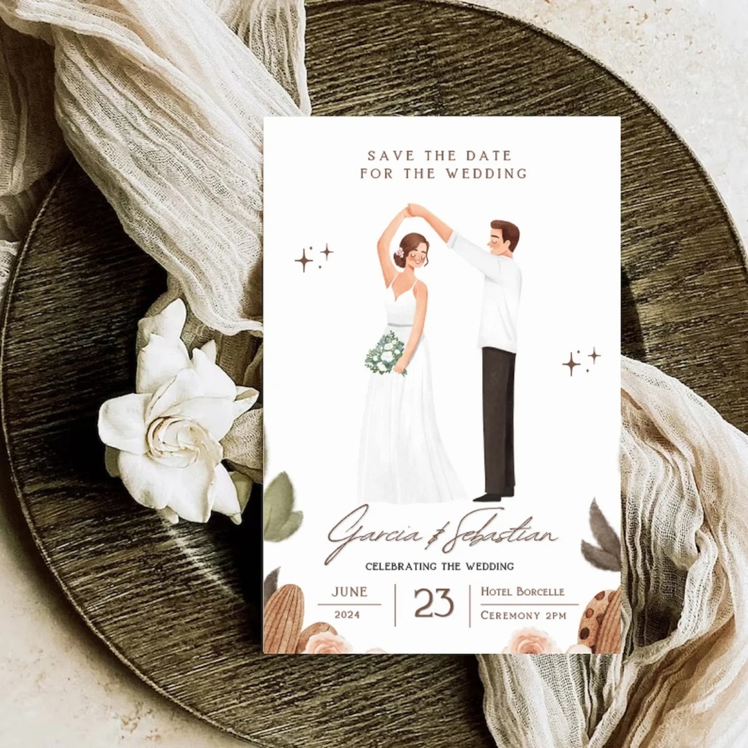 Wedding Invitation Template Set INSTANT Download | Inspire Uplift