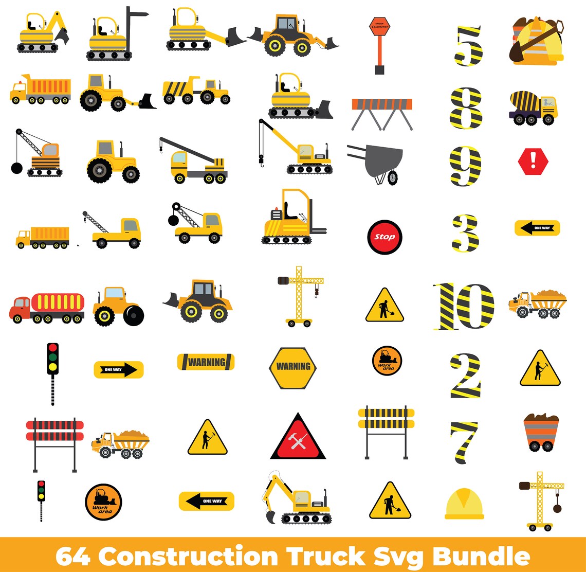 Construction Svg Bundle Construction Trucks Svg Png Bundle L | Inspire ...