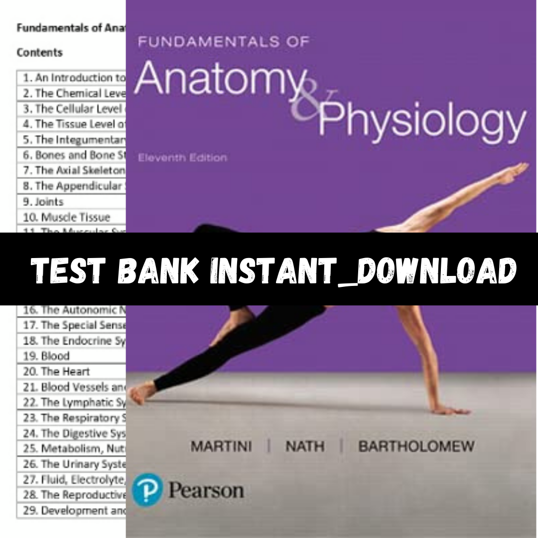 Test Bank for Fundamentals of Anatomy and Physiology 11th Ed - Inspire ...