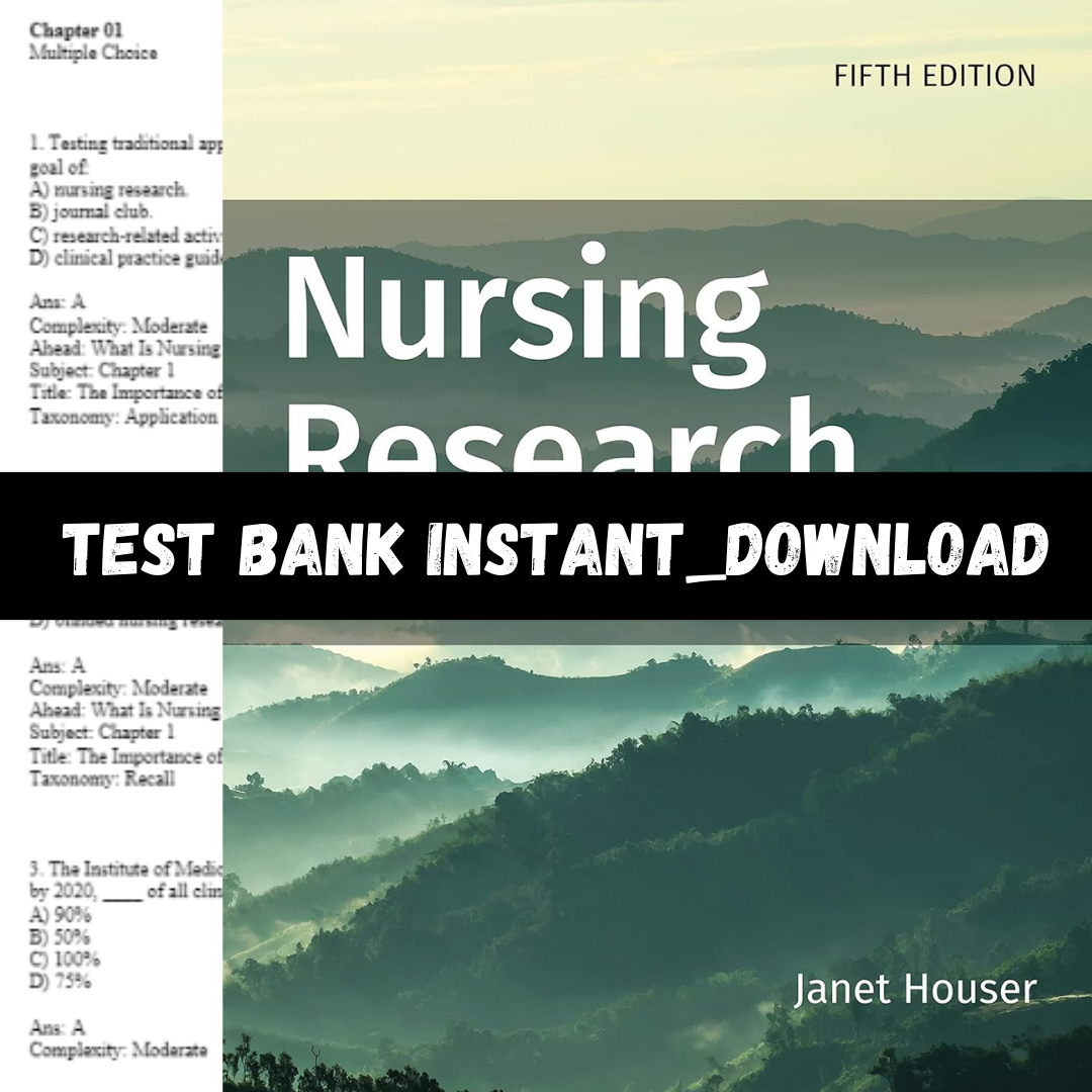 Test Bank for Nursing Research Reading, Using, and Creating | Inspire ...