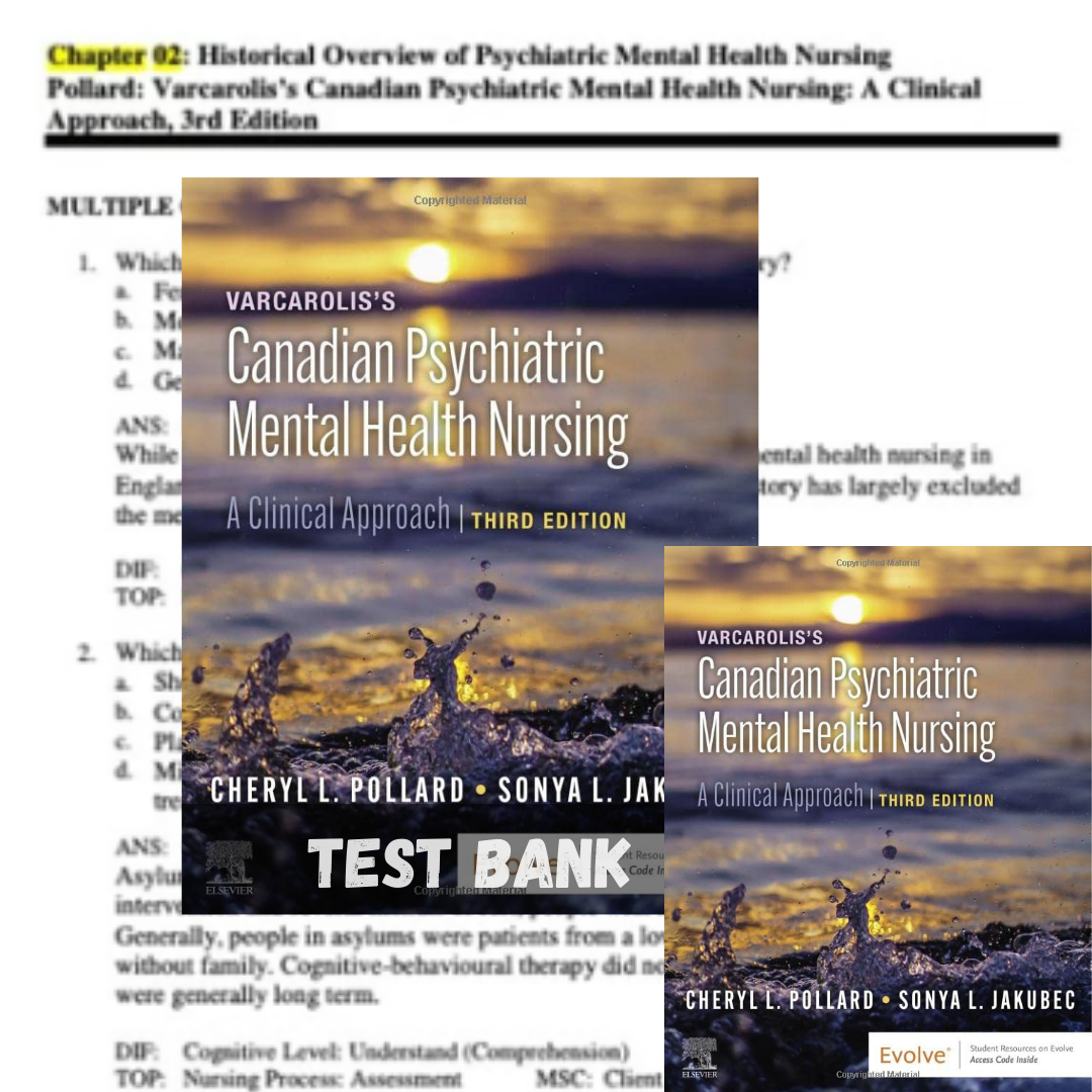 Test bank Varcarolis Canadian Psychiatric Mental Health Nurs - Inspire ...