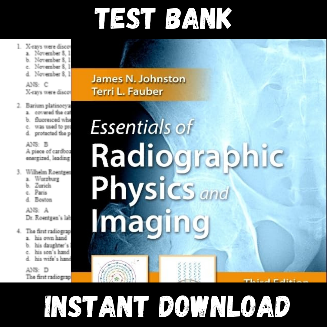 All Chapters Essentials of Radiographic Physics and Imaging - Inspire ...
