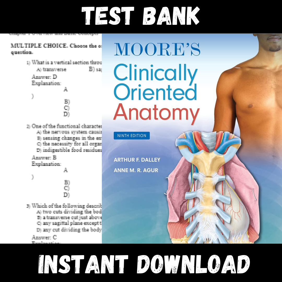 All Chapters Moore's Clinically Oriented Anatomy 9th Edition - Inspire ...