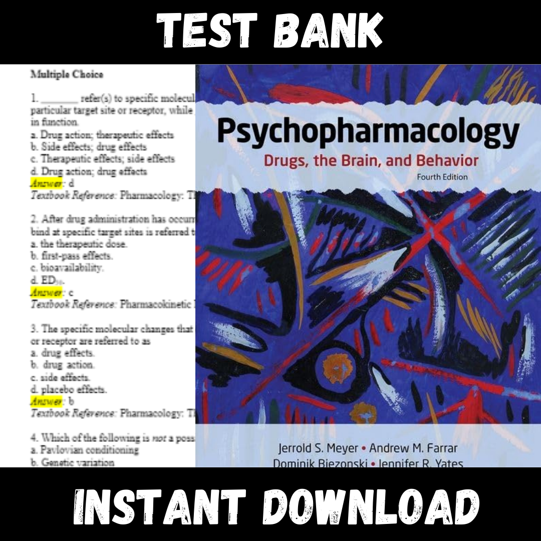 All Chapters Psychopharmacology Drugs the Brain and Behavior - Inspire ...
