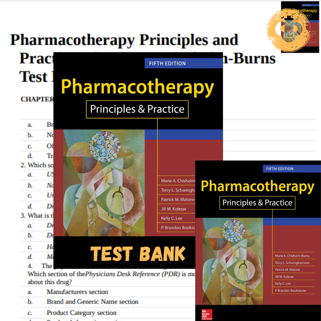 Latest 2024 Test bank Pharmacotherapy Principles and Practic | Inspire ...