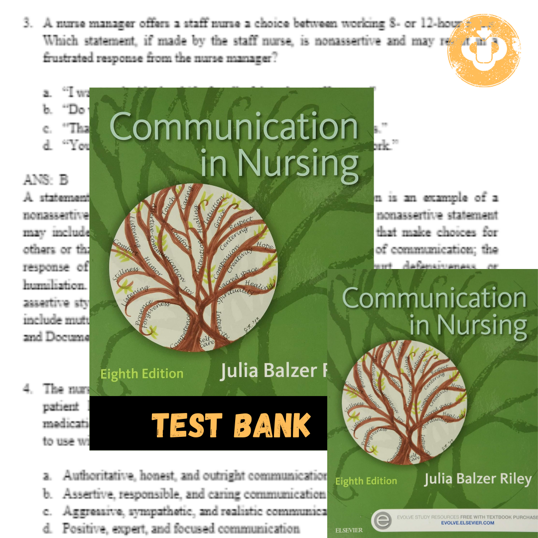 Latest 2024 Test bank Communication in Nursing 8th Edition J - Inspire ...