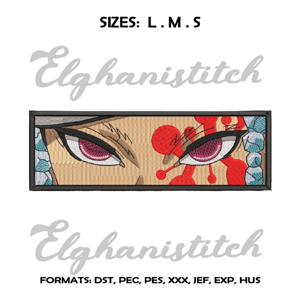 Uzui Embroidery Design File. Kimetsu no yaiba Anime. Machine | Inspire ...