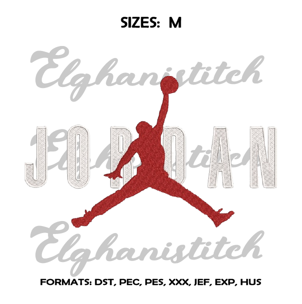 jordanEmbroidery design file. embroidery design. Machine emb - Inspire ...