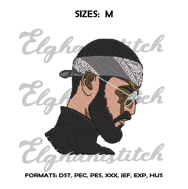 Miyagy. Embroidery design file pes, Russian Rap embroidery d | Inspire ...