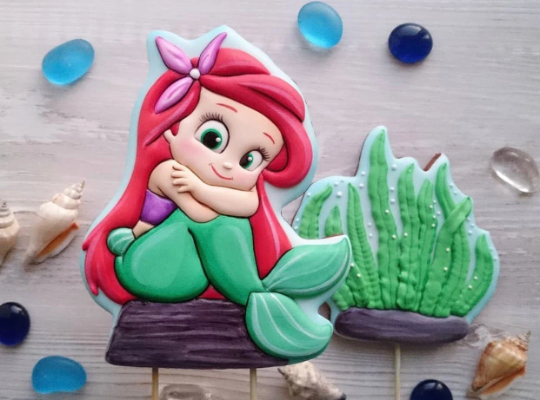 Mermaid cookie cutters Custom stamp cookie cutter for cake t | Inspire ...