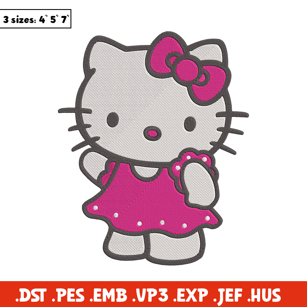Hello kitty Embroidery Design, Hello kitty Embroidery, Embro - Inspire ...