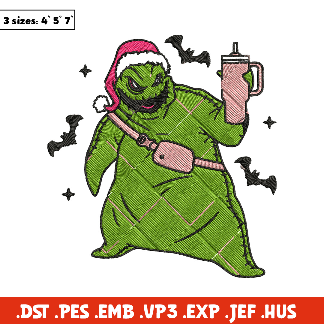 Oogie Boogie Embroidery Design, Chrismas Embroidery, Embroid | Inspire ...