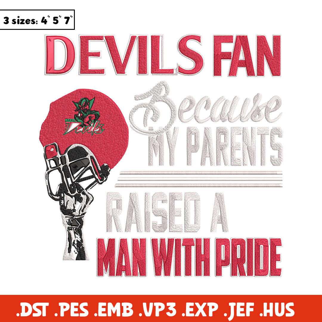 Delta devils Logo embroidery design, NCAA embroidery, Sport | Inspire ...