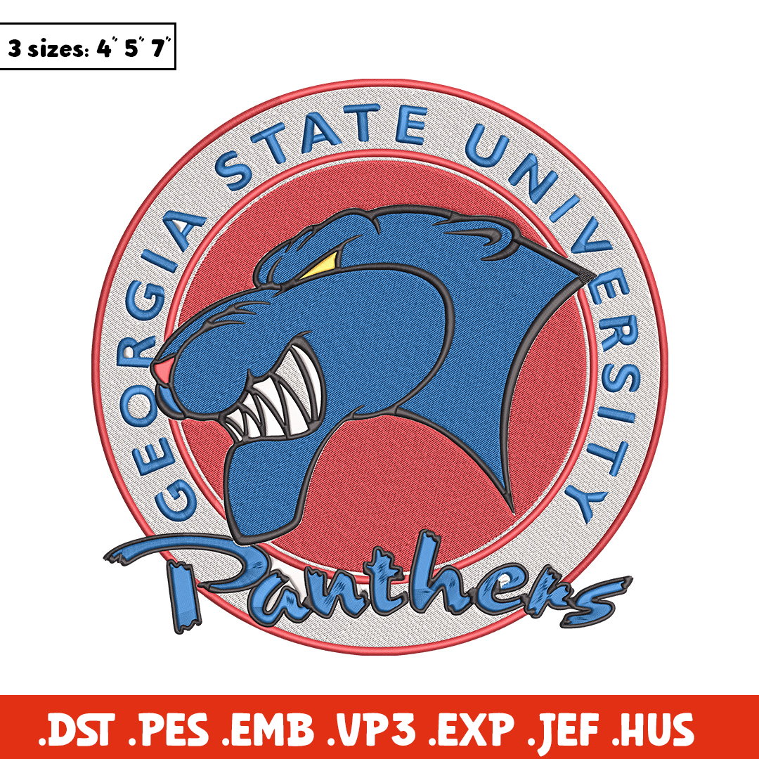 Georgia State logo embroidery design, Sport embroidery, logo - Inspire ...