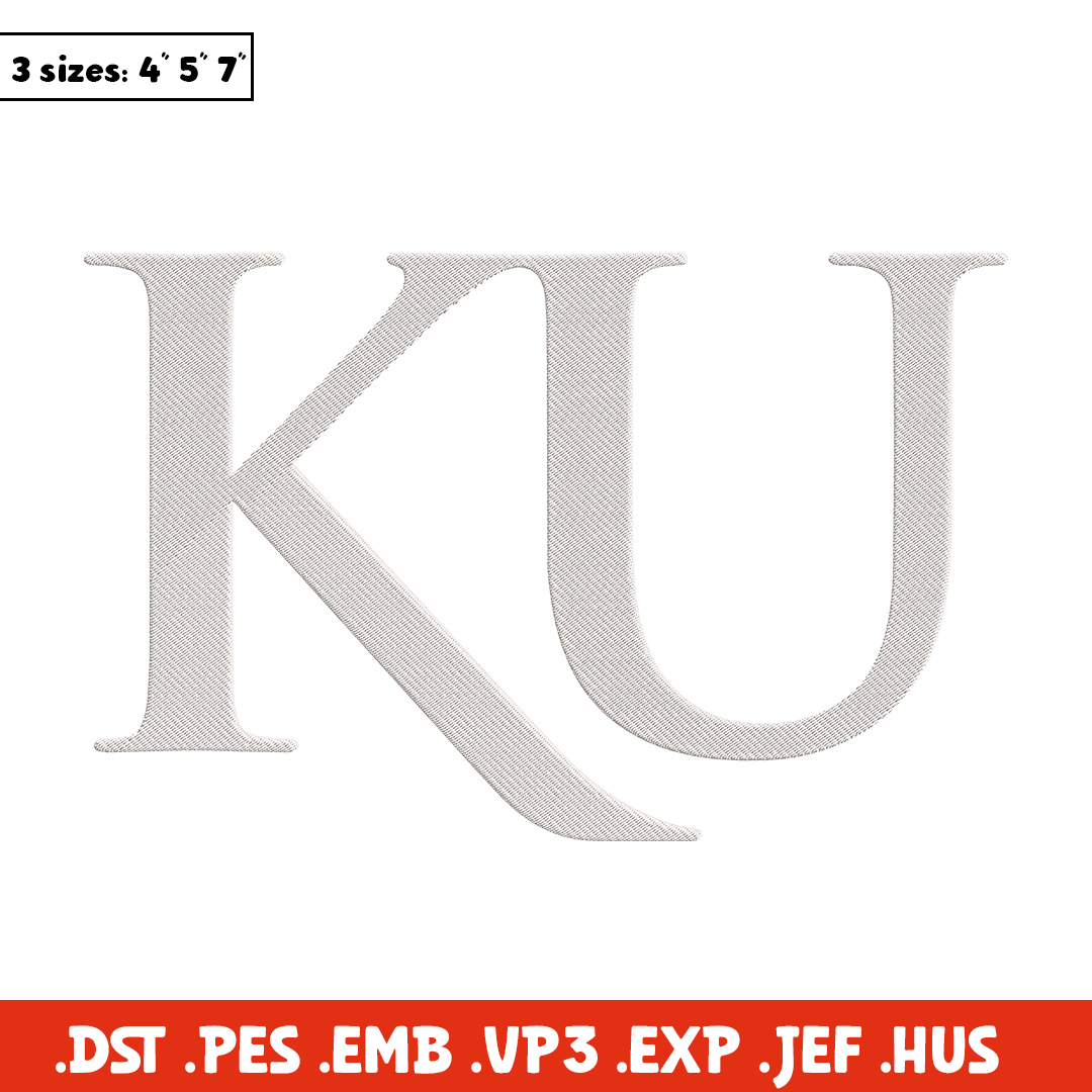 Kansas Jayhawks logo embroidery design, Sport embroidery, lo - Inspire ...