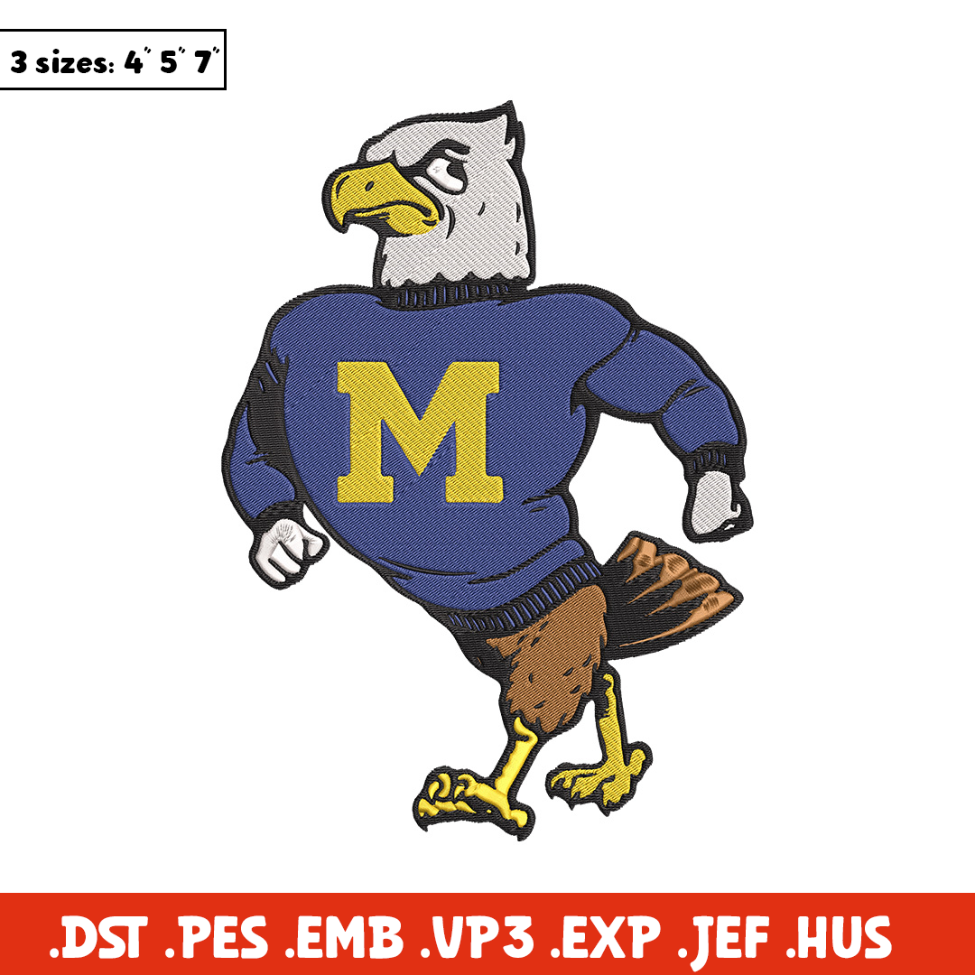 Morehead State Eagles logo embroidery design, NCAA embroider - Inspire ...