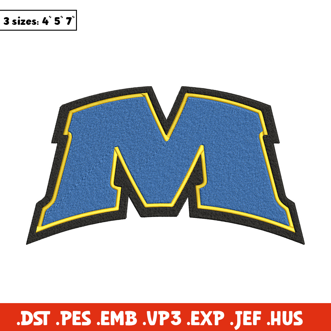 Morehead State logo embroidery design,NCAA embroidery, Sport - Inspire ...