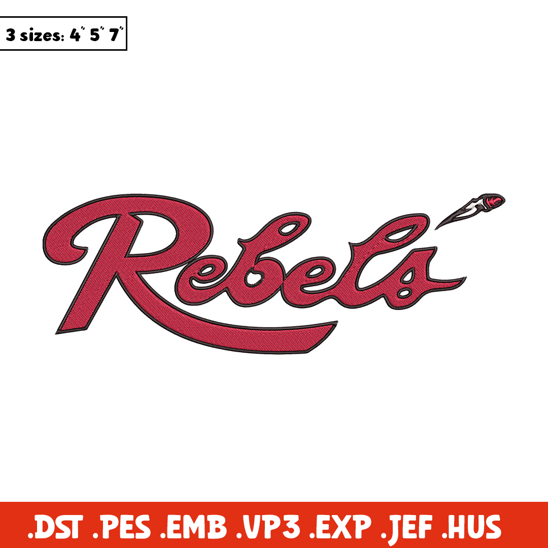 UNLV Rebels logo embroidery design, NCAA embroidery,Sport em - Inspire ...