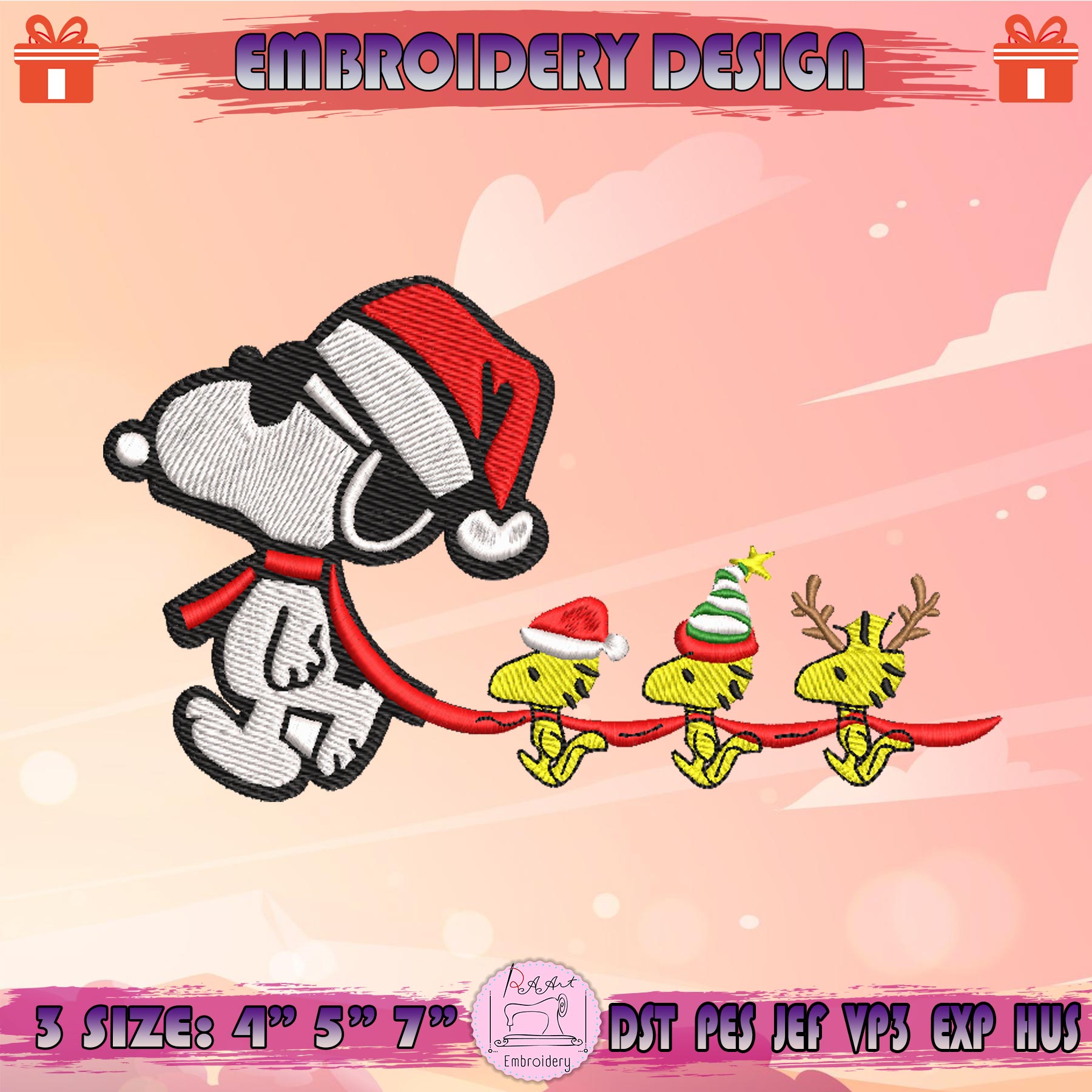 Snoopy Embroidery Design, Peanuts Embroidery, Snoopy & Frien | Inspire ...