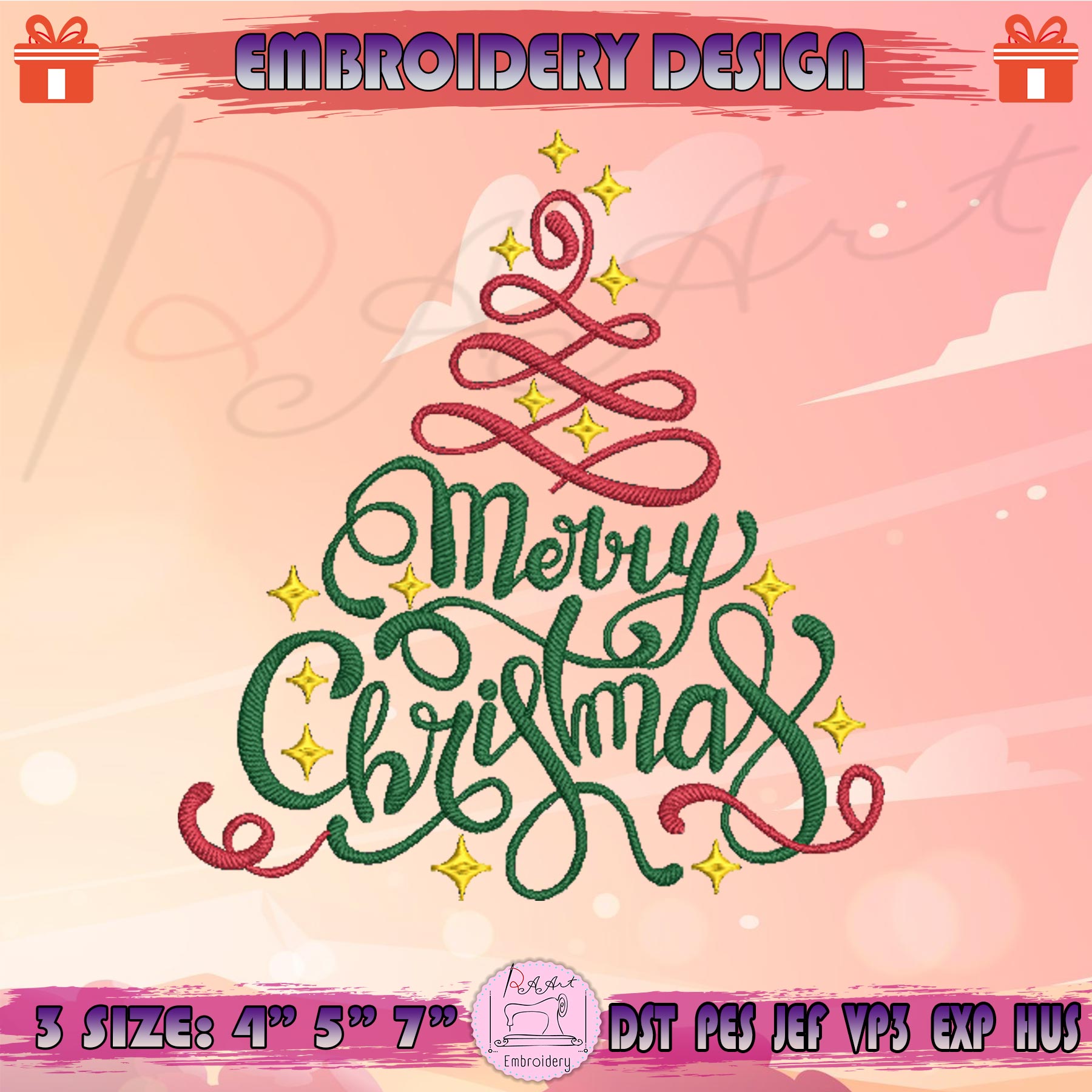 Pine Tree Embroidery Designs | Inspire Uplift