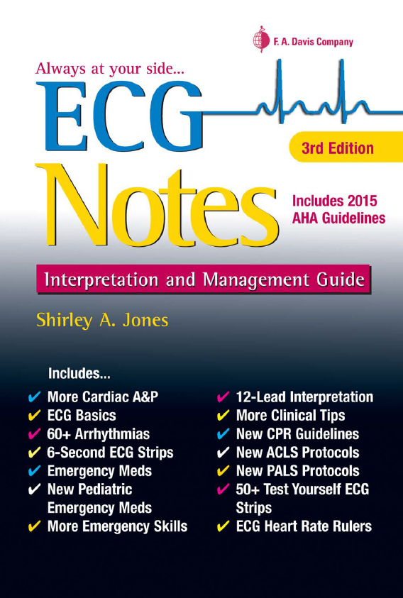 ECG Notes Interpretation and Management Guide 3e eBook | Inspire Uplift