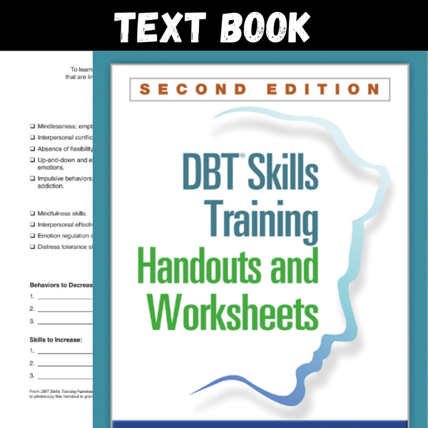 Complete DBT Skills Training Handouts and Worksheets Second | Inspire ...
