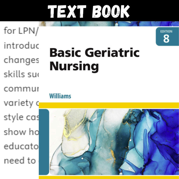Complete Basic Geriatric Nursing 8th Edition by Williams | Inspire Uplift