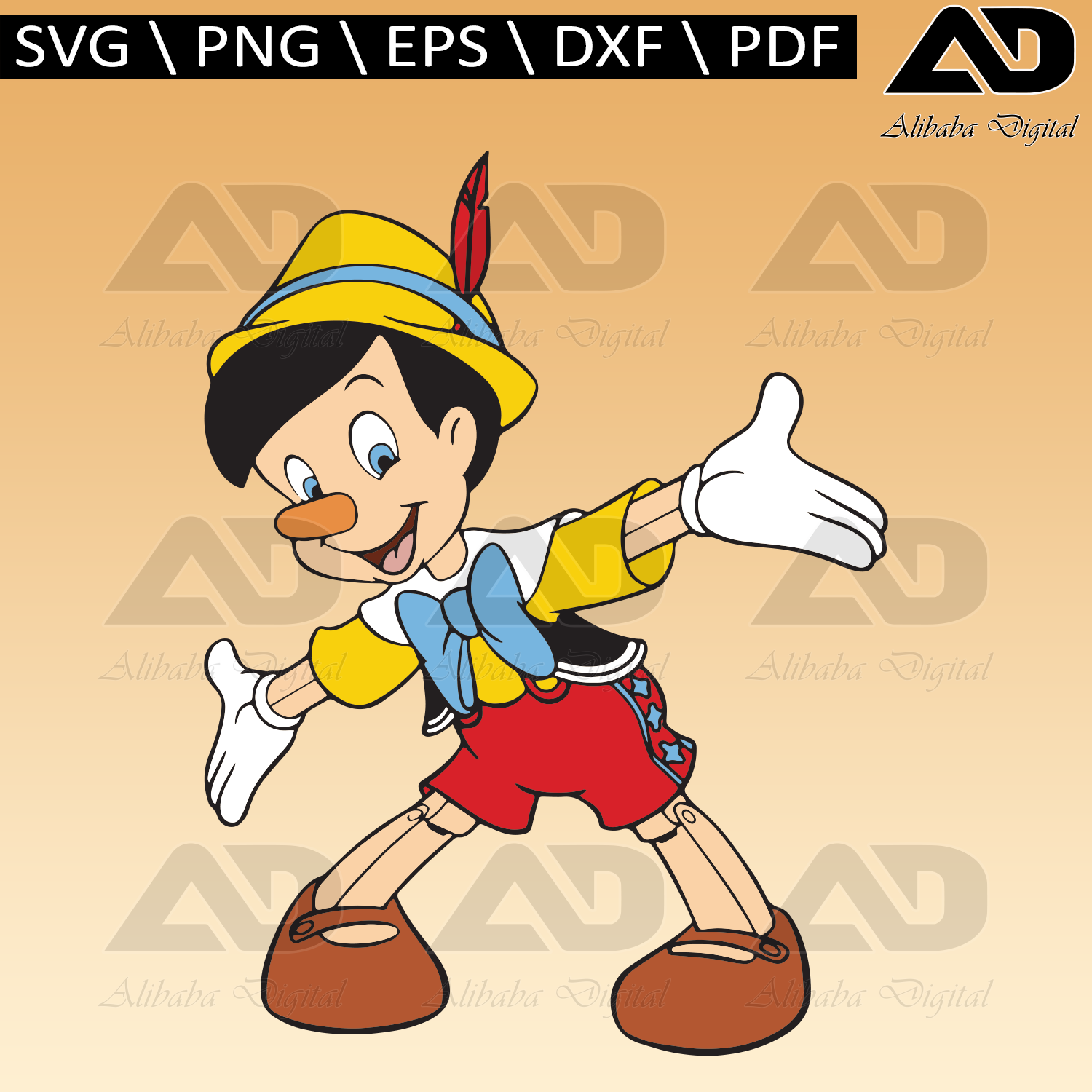 Vector Pinocchio SVG Disneyland Ears Pinocchio Disneyworld m - Inspire ...