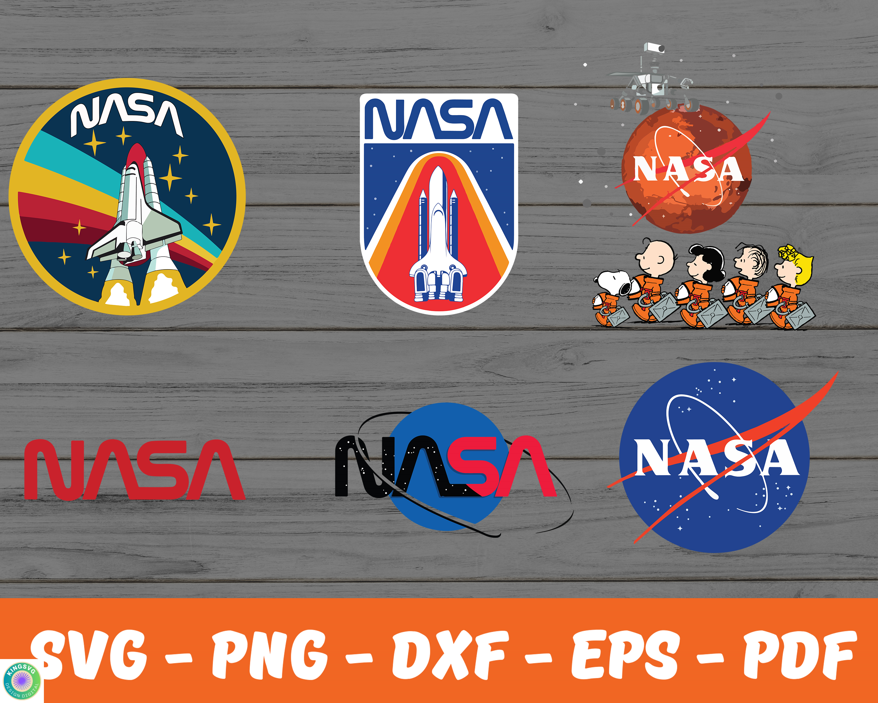 NASA Svg,Cartoon Svg, Bundle Cartoon Svg 108 | Inspire Uplift