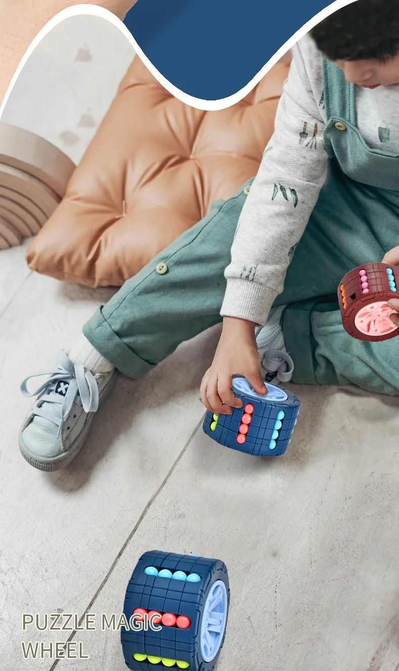 Magical Bean 3D Cylinder Cube – Fun Educational Puzzle Toy | Inspire Uplift