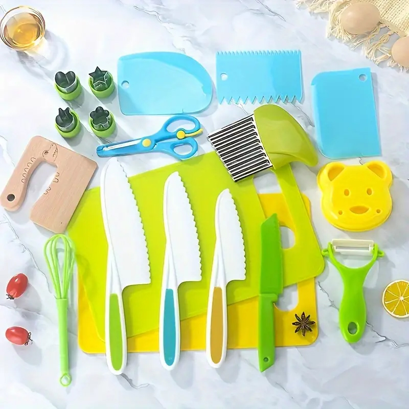 Kids Cooking Cutter Set & Toddler Knife Kit | Inspire Uplift