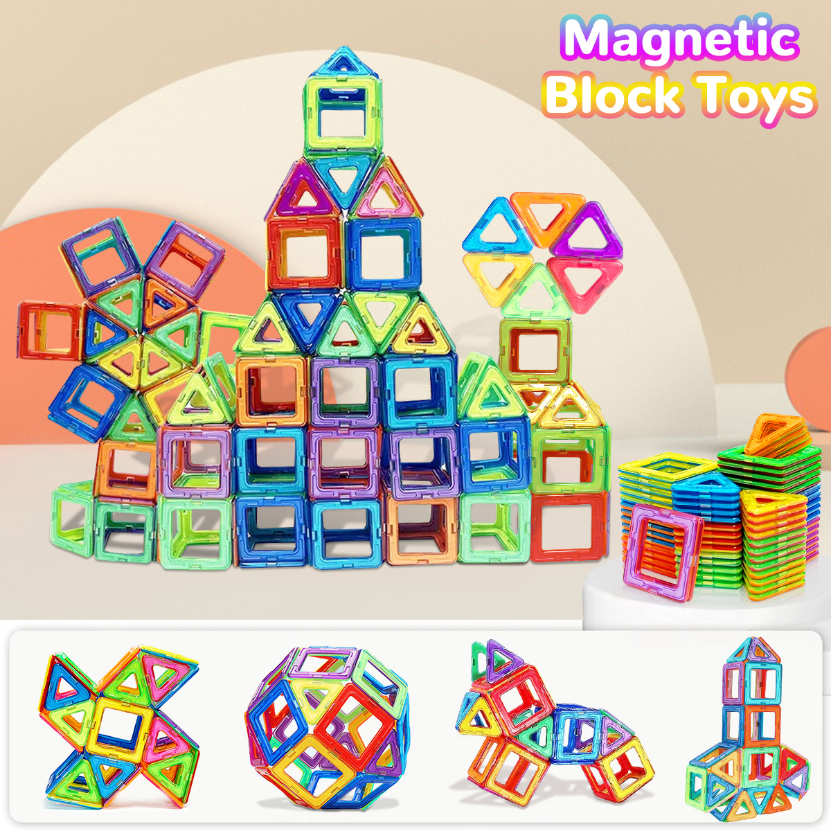 Magnetic Building Blocks – STEM Educational Toys for Kids | Inspire Uplift