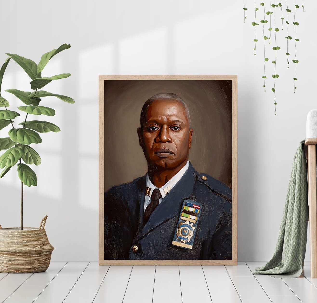 Brooklyn Nine-Nine Captain Raymond Holt Portrait Wall Art De | Inspire ...