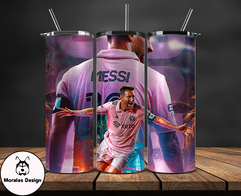 Lionel Messi Tumbler Wrap ,Messi Skinny Tumbler Wrap PNG, D | Inspire ...