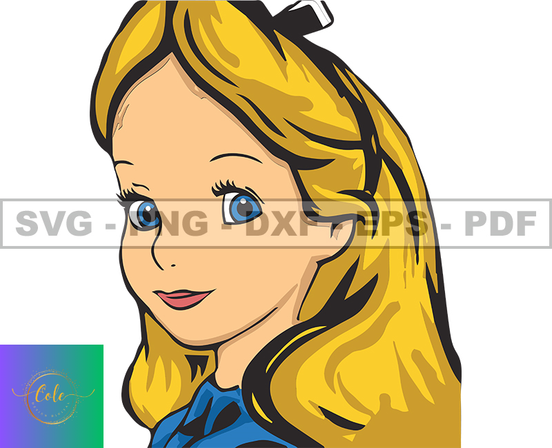 Alice in Wonderland Svg, Alice Svg, Cartoon Customs SVG, EPS - Inspire ...